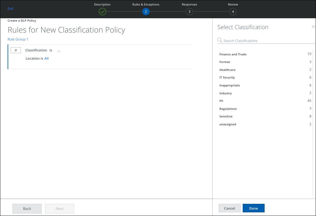 Dlp File Classifications In Skyhigh Skyhigh Security
